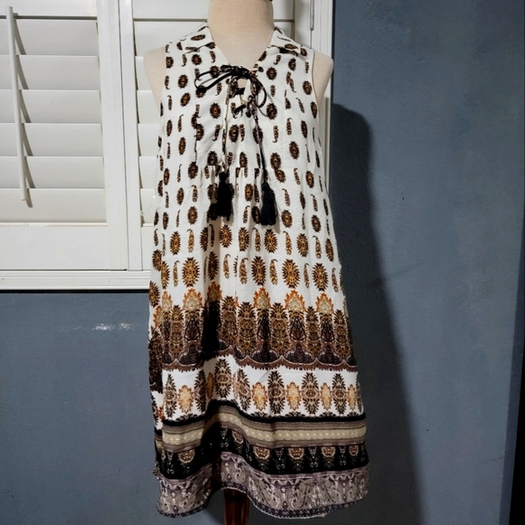 entro | Dresses | New Entro Inner Goddess Lace Up Dress | Poshmark